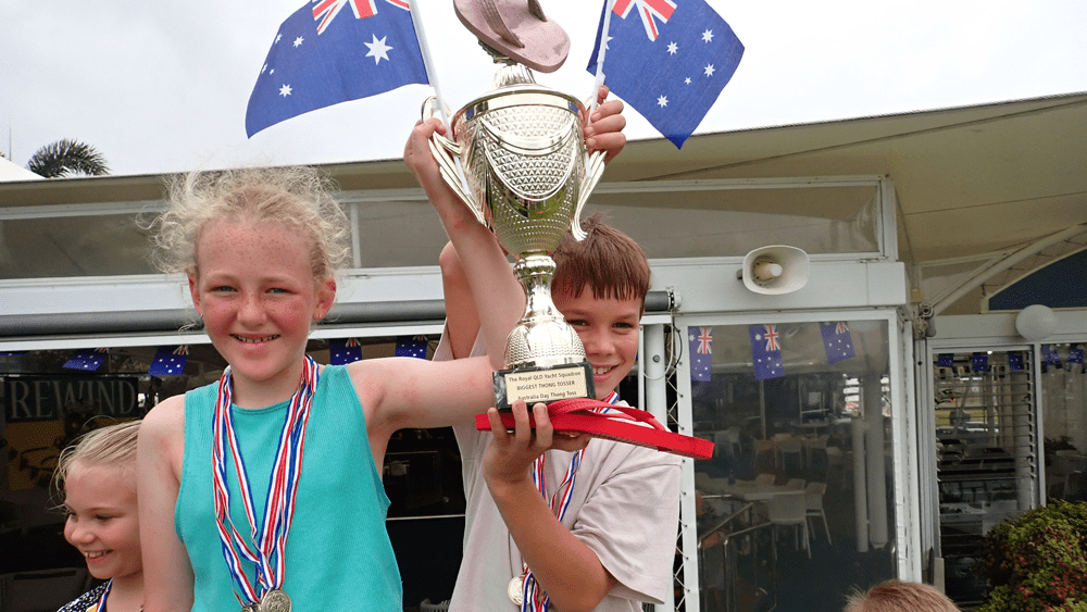 Australia Day 2024 - RQYS Biggest Thong Tosser Perpetual Trophy - RQYS