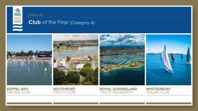 17 RQYS finalists announced for the 2025 Queensland sailing awards! - RQYS